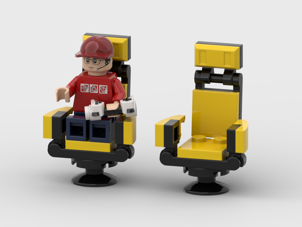 LEGO MOC Gaming Chair by BrickHappens | Rebrickable - Build with LEGO