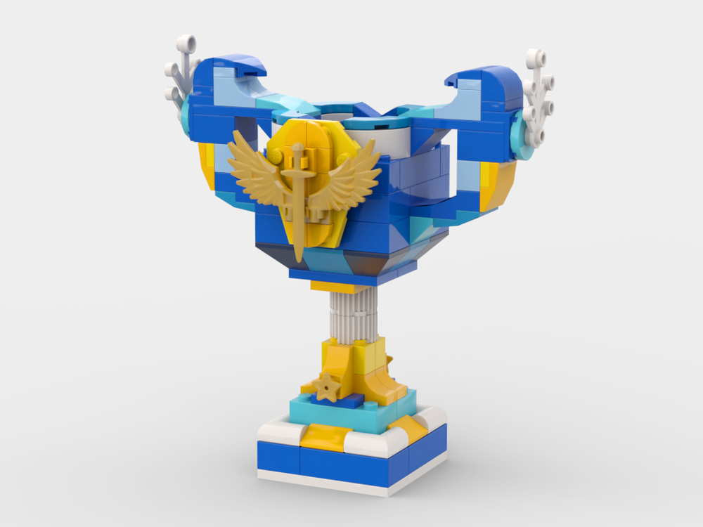LEGO MOC Blue Trophy by Agilinzzz | Rebrickable - Build with LEGO