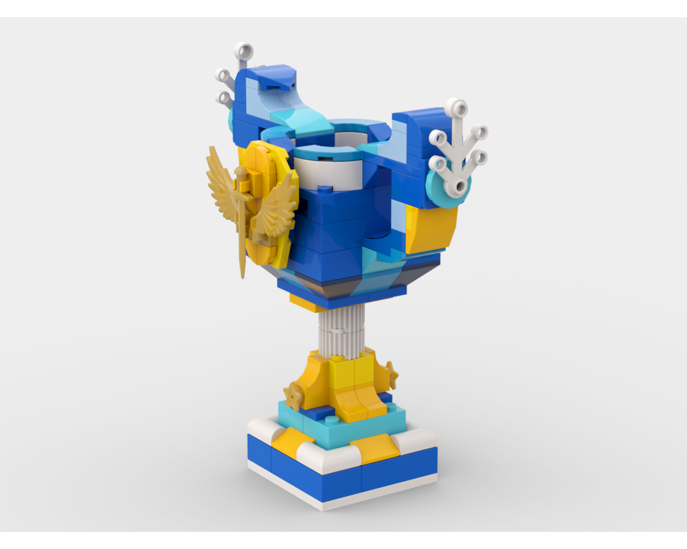 LEGO MOC Blue Trophy by Agilinzzz | Rebrickable - Build with LEGO