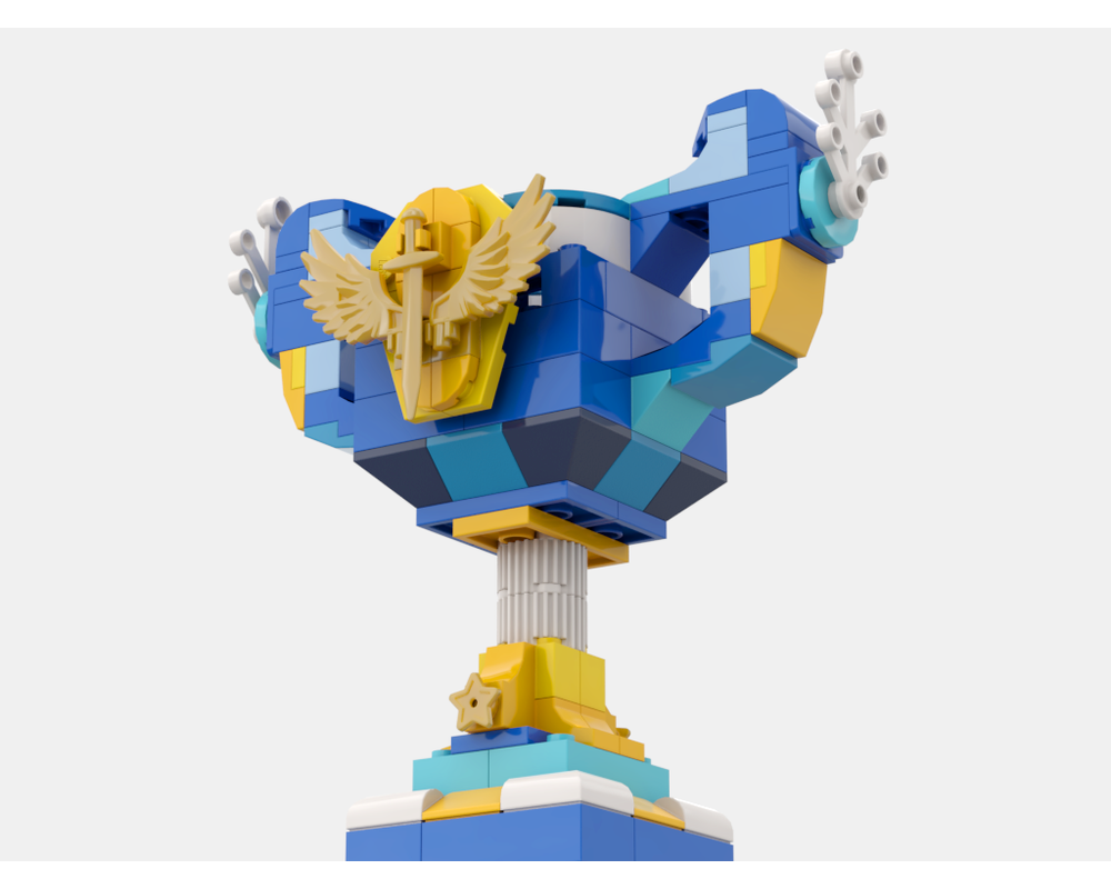LEGO MOC Blue Trophy by Agilinzzz | Rebrickable - Build with LEGO