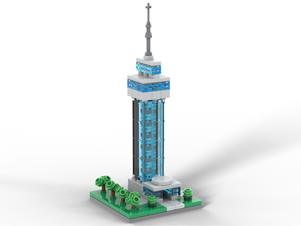 LEGO MOC Micro Skyscraper by Thomus_Bean | Rebrickable - Build with LEGO