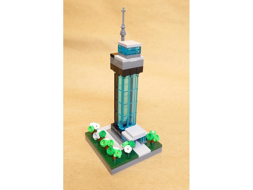 LEGO MOC Micro Skyscraper by Thomus_Bean | Rebrickable - Build with LEGO