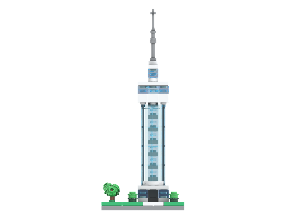 LEGO MOC Micro Skyscraper by Thomus_Bean | Rebrickable - Build with LEGO