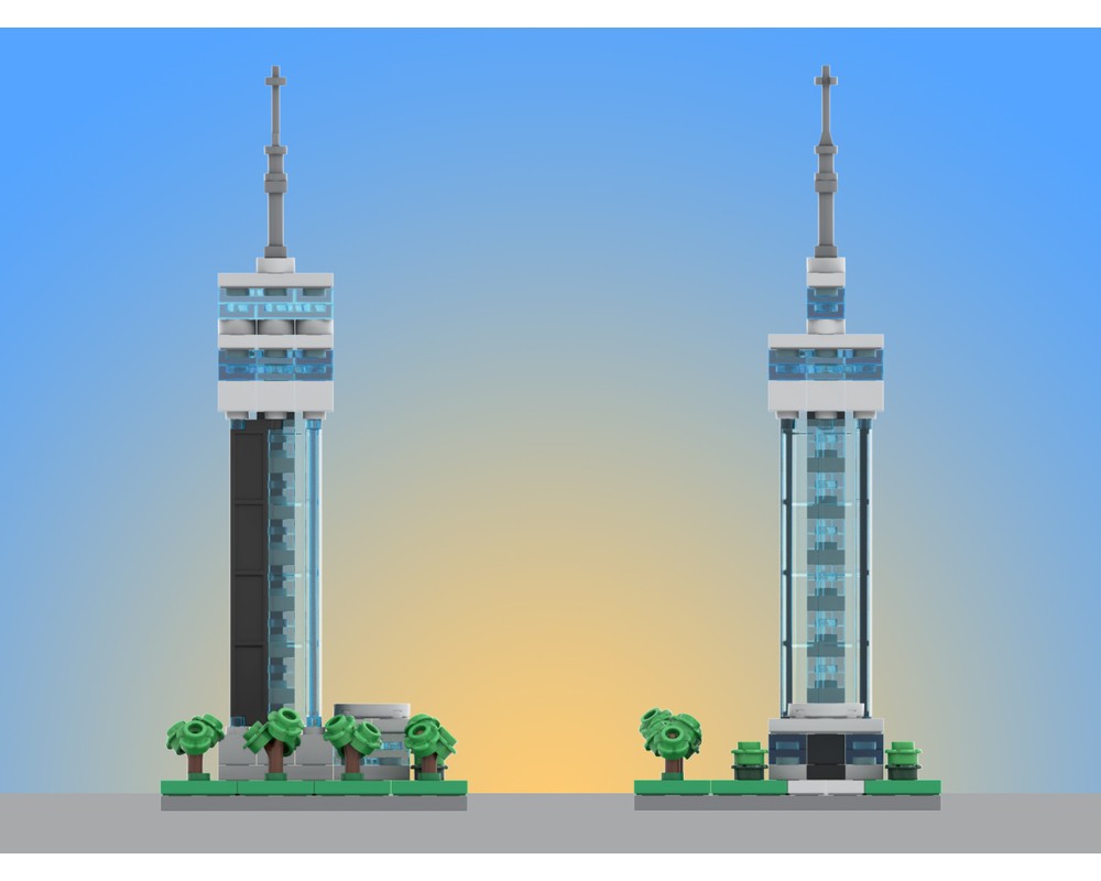 LEGO MOC Micro Skyscraper by Thomus_Bean | Rebrickable - Build with LEGO