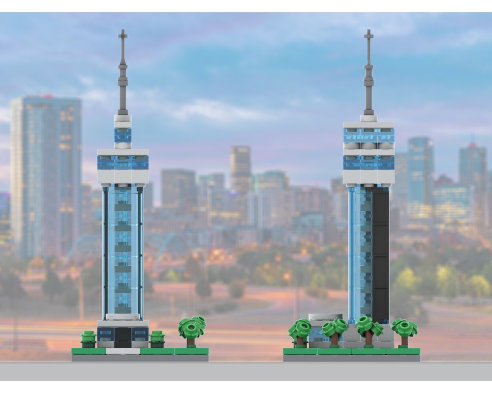 LEGO MOC Micro Skyscraper by Thomus_Bean | Rebrickable - Build with LEGO