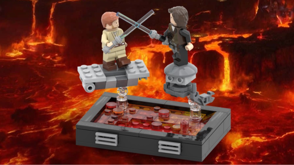 LEGO MOC Mustafar Duell Diorama by 3liasBlue | Rebrickable - Build with ...