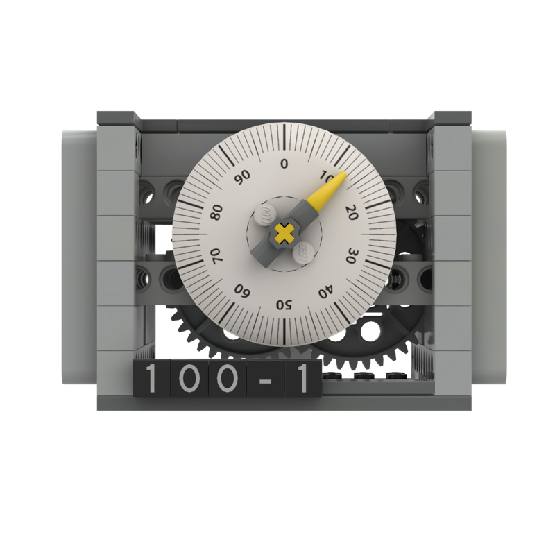 LEGO MOC Easy 100:1 Tachometer Utility for finding the speed of motors ...
