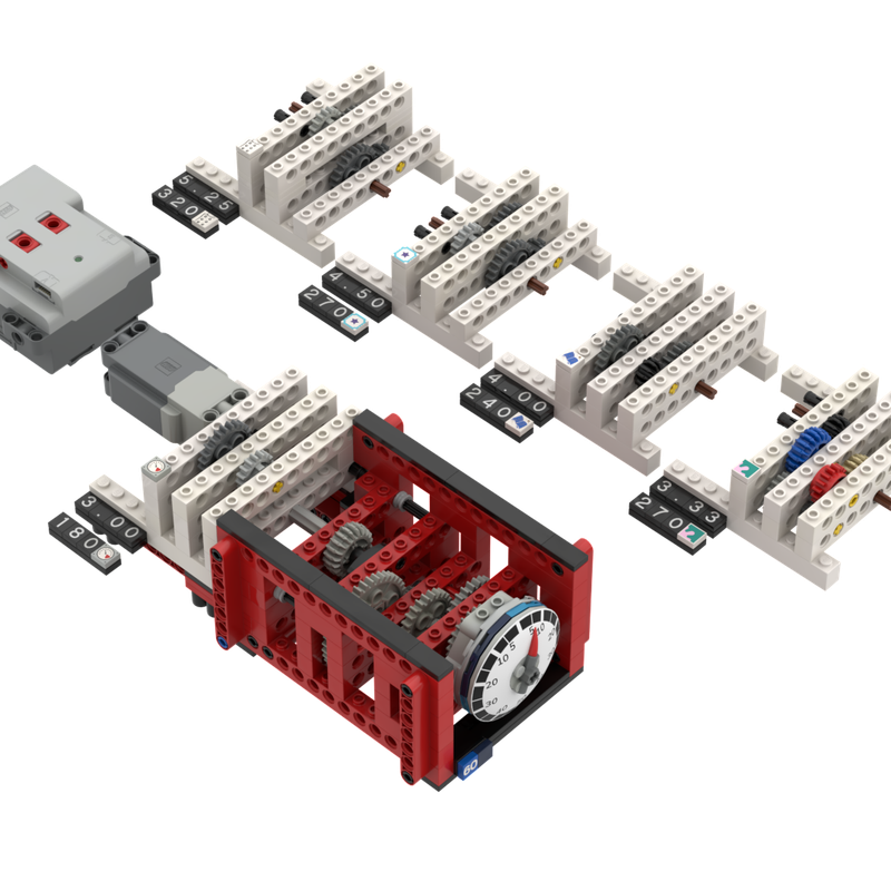LEGO MOC Easy 100:1 Tachometer Utility for finding the speed of motors ...
