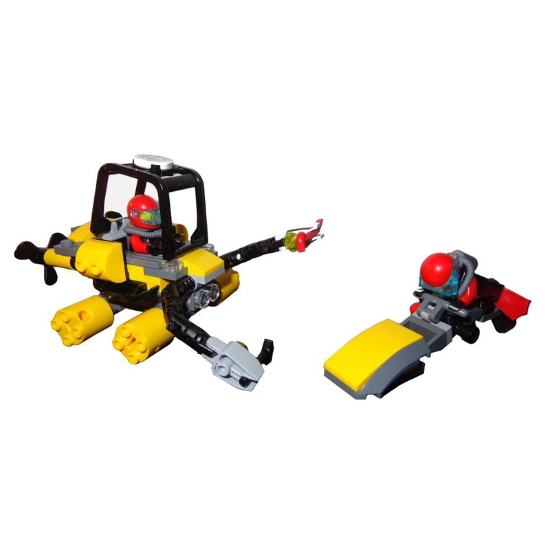 LEGO MOC 60095 Mini crawler personnal undersea speeder by Berth ...
