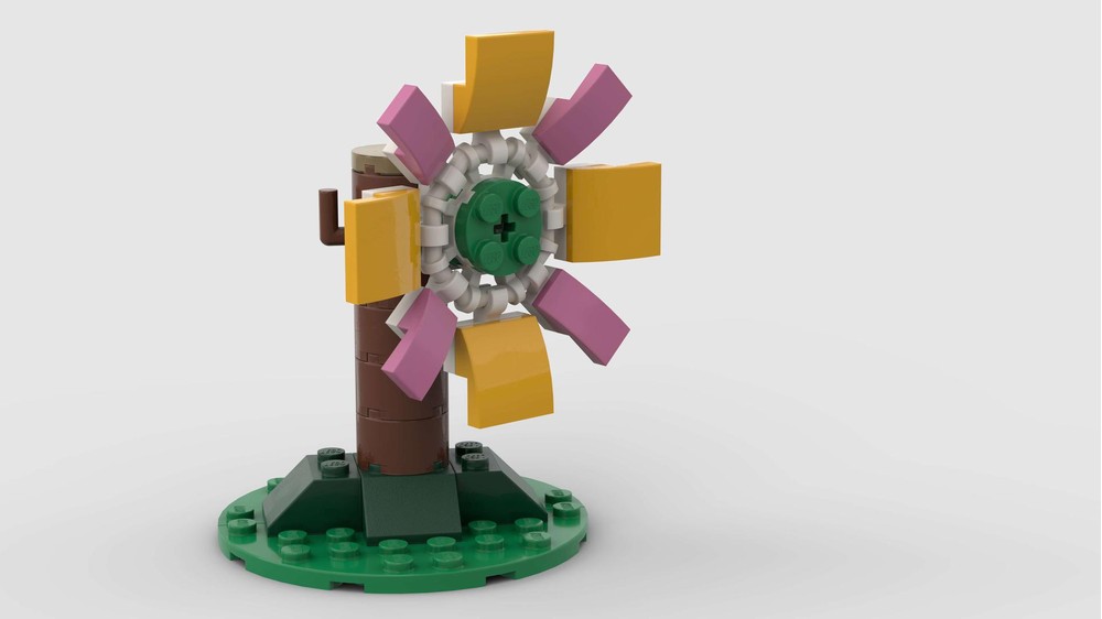 LEGO MOC Hummingbird and Flower by jlherbst77 | Rebrickable - Build ...
