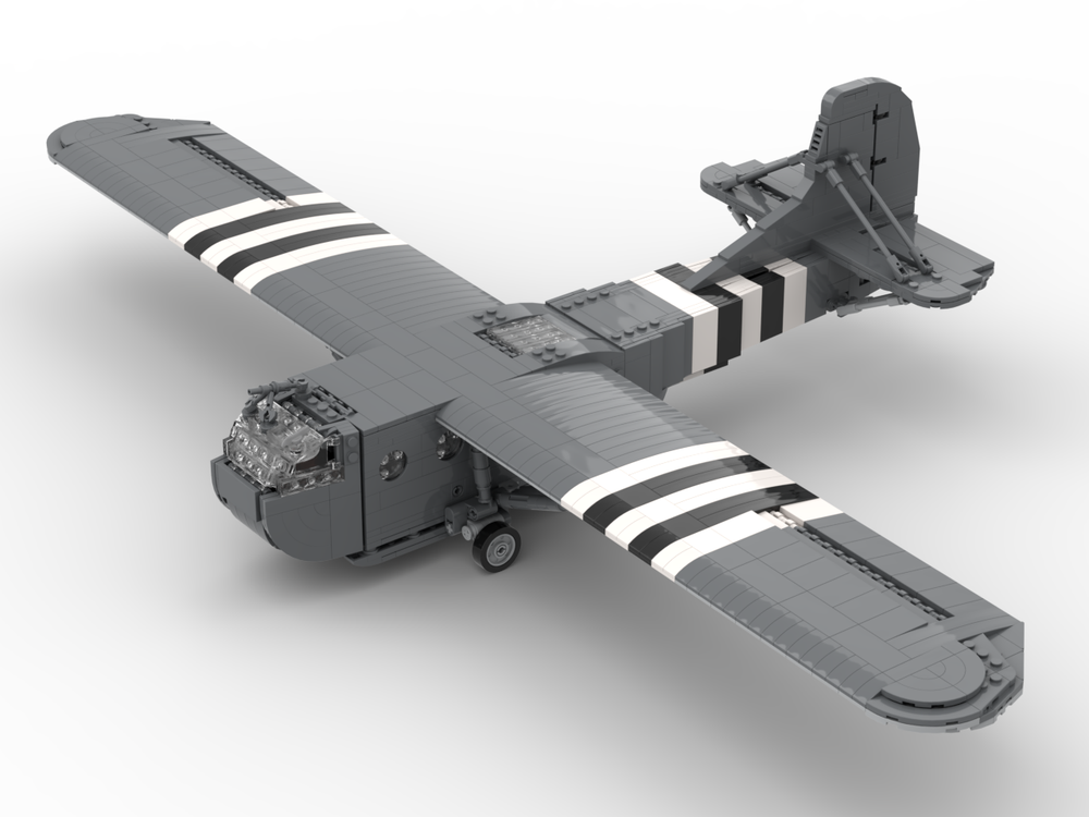 LEGO MOC Waco CG-4 "Haig" - WW2 U.S. Military Glider (1:35 Minifigure ...