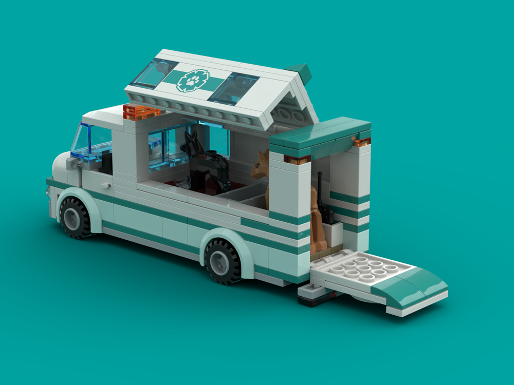LEGO MOC Vet ambulance by etamax | Rebrickable - Build with LEGO
