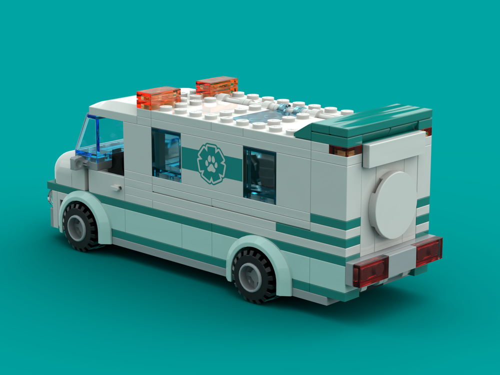 LEGO MOC Vet ambulance by etamax | Rebrickable - Build with LEGO