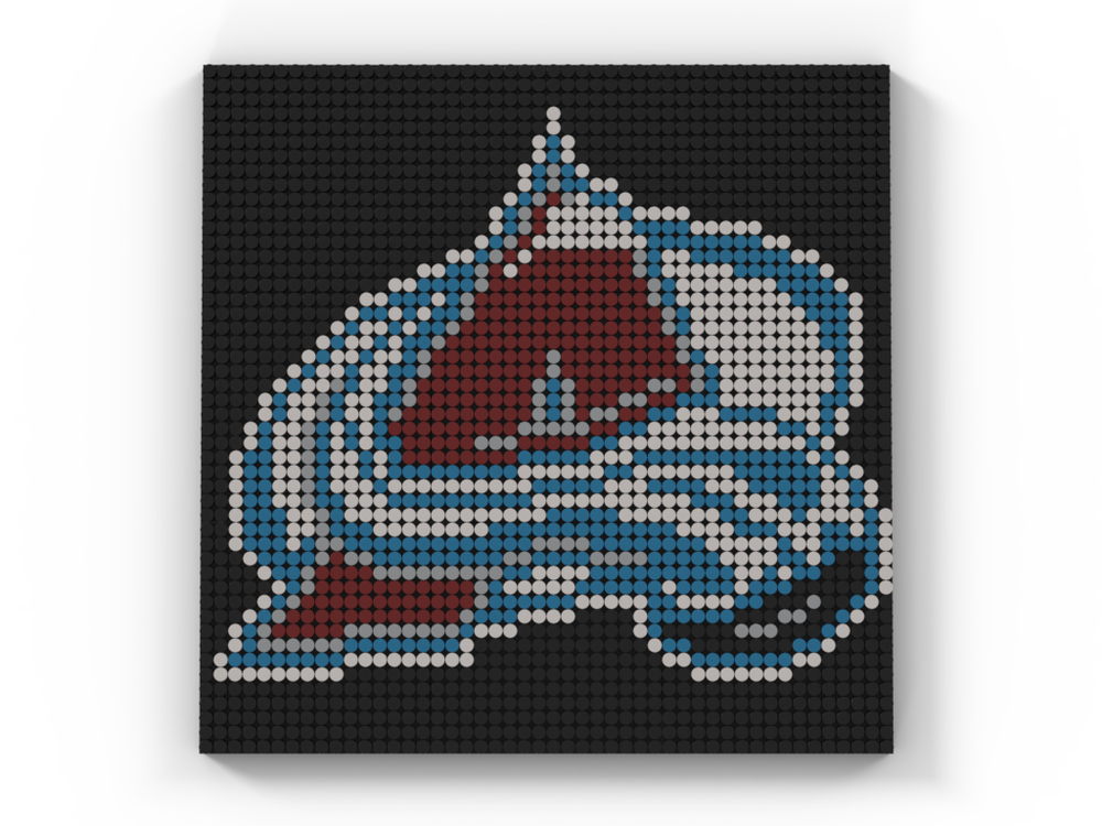 LEGO MOC Colorado Avalanche Logo by Antman1022 | Rebrickable - Build ...