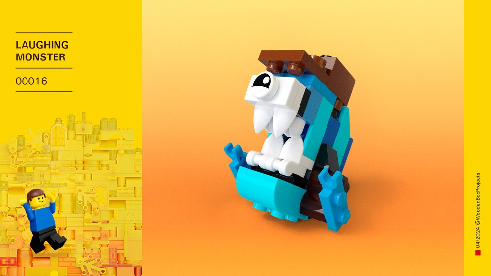 LEGO MOC Laughing Monster by WoodenBoxProjects | Rebrickable - Build ...