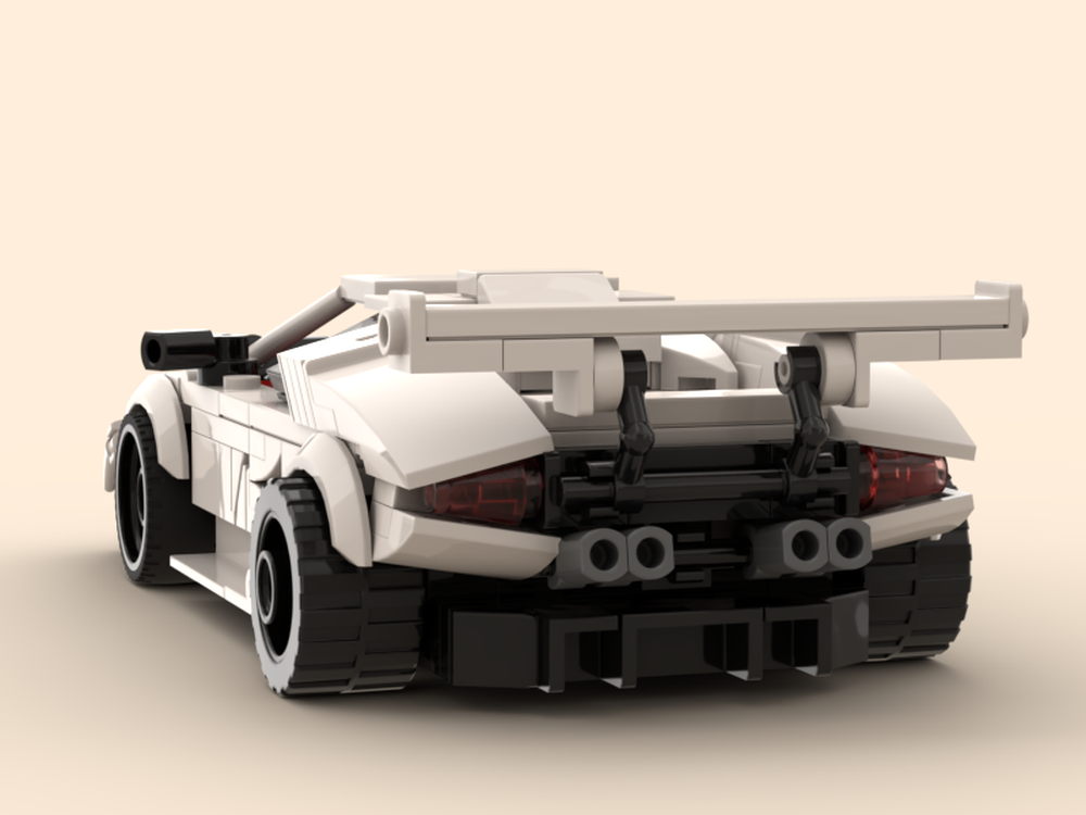 LEGO MOC Lamborghini Countach LBWK 76908 by Xayabricks | Rebrickable ...