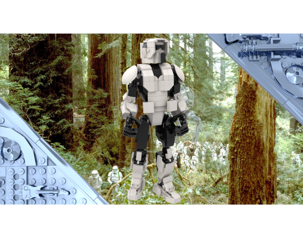 LEGO MOC Scout Trooper buildable figure by raguidel | Rebrickable ...