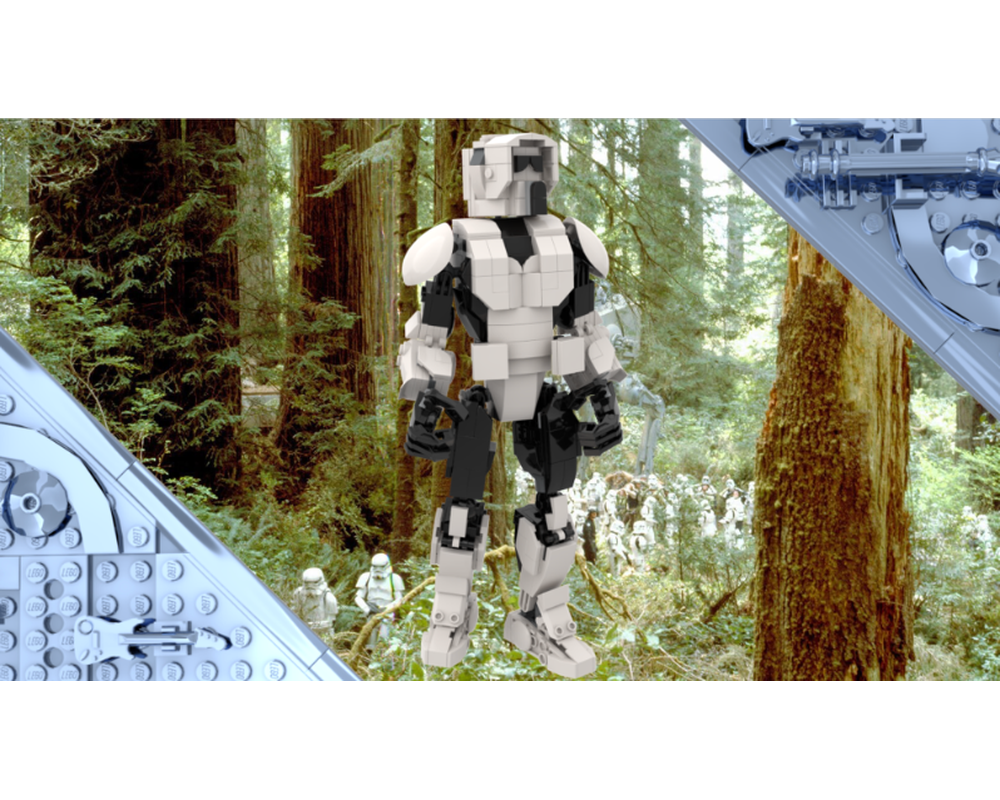 LEGO MOC Scout Trooper buildable figure by raguidel | Rebrickable ...