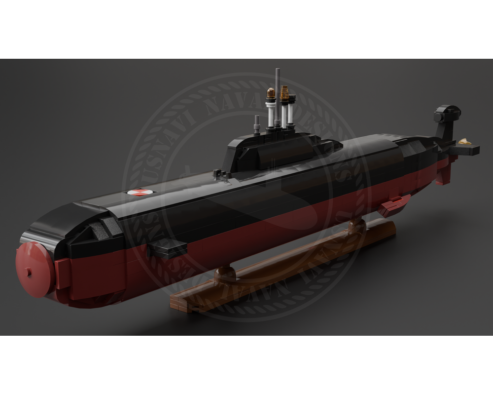 LEGO MOC Akula-class submarine by usnavi | Rebrickable - Build with LEGO