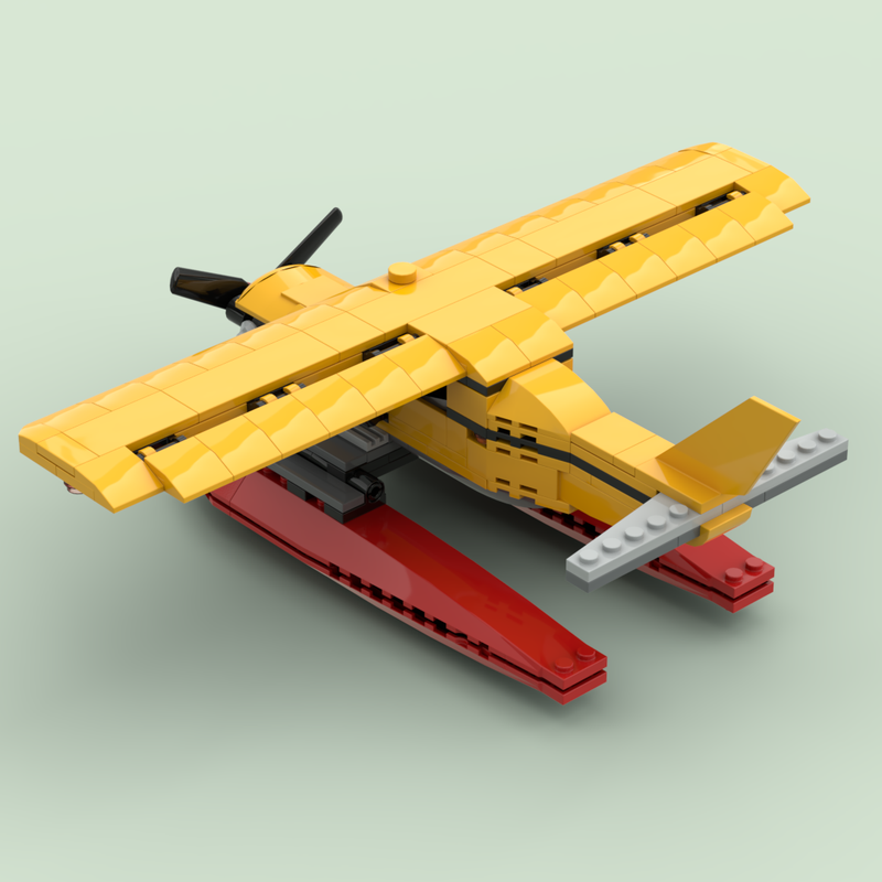 LEGO MOC Jungle Seaplane by Wacky | Rebrickable - Build with LEGO
