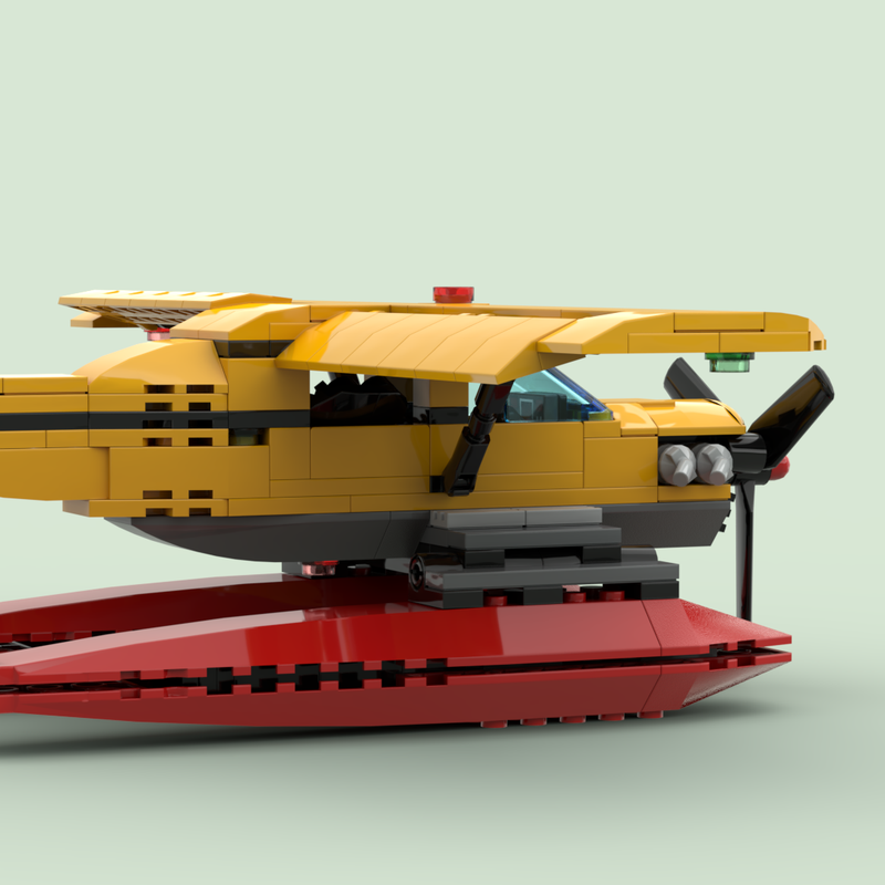 LEGO MOC Jungle Seaplane by Wacky | Rebrickable - Build with LEGO