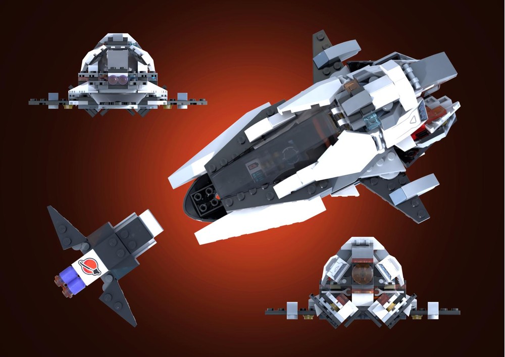 LEGO MOC CT-17 Silencer | 60430 Interstellar Spaceship alt-build by ...