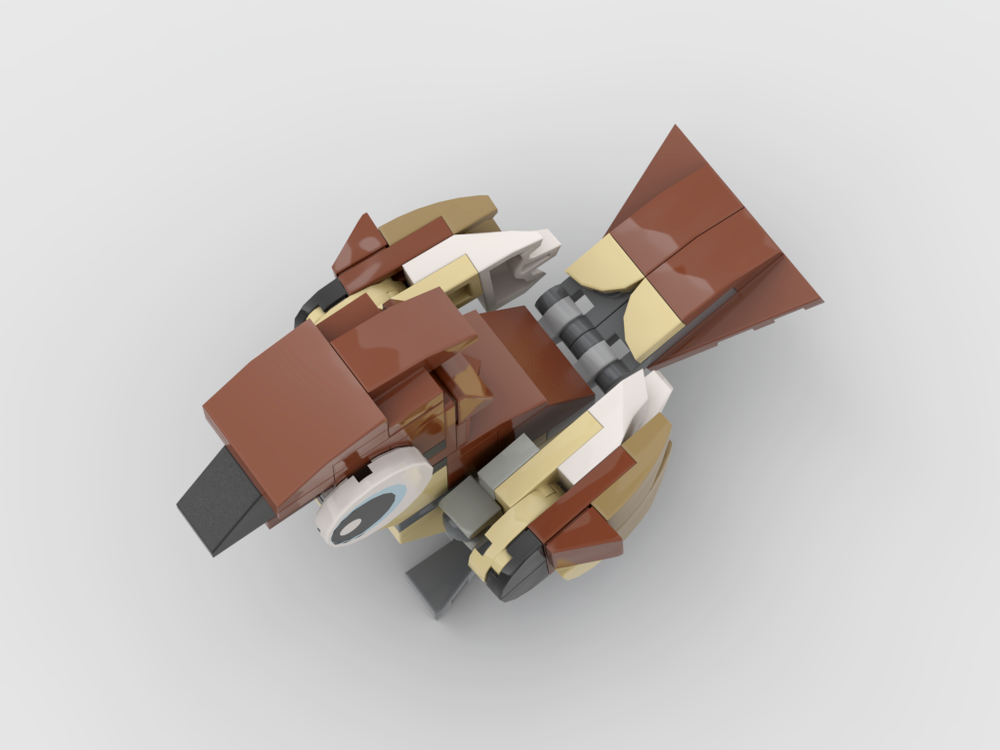 LEGO MOC Bird - Tree Sparrow by Agilinzzz | Rebrickable - Build with LEGO