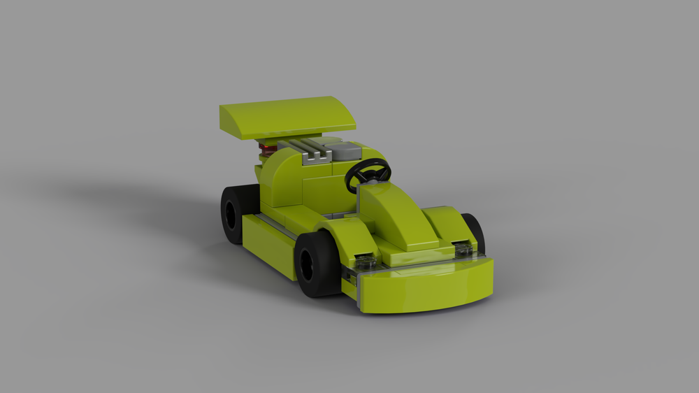 LEGO MOC Lime mini race car by nicojlt | Rebrickable - Build with LEGO