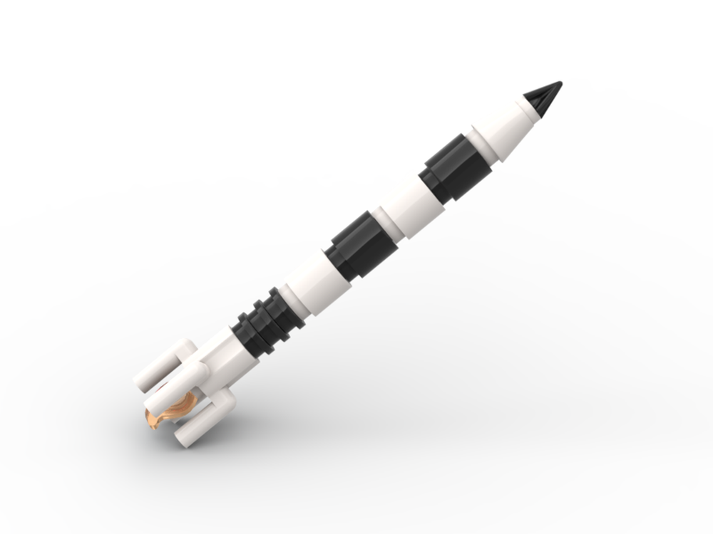 LEGO MOC Toy Rocket - Minifig Scaled by RYO Furniture Designs ...