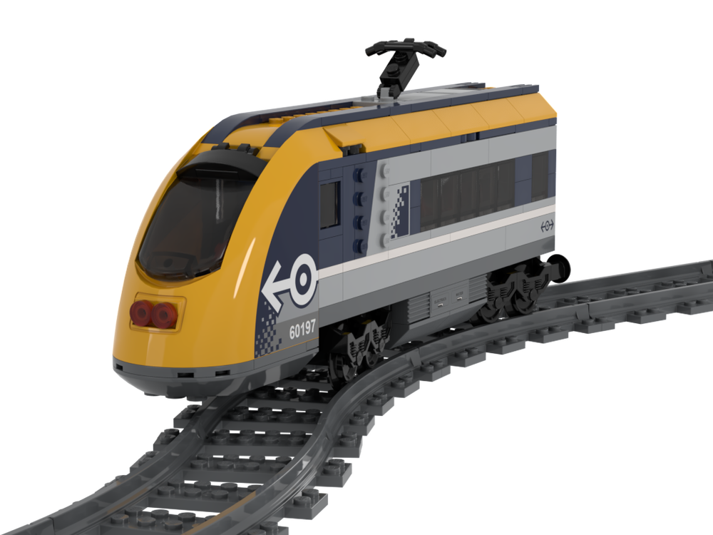 LEGO MOC Another B-unit for Passenger Train 60197 by Ptchnk ...