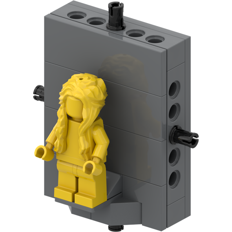 LEGO MOC Modular Minifigure Display by VDWWD | Rebrickable - Build with ...