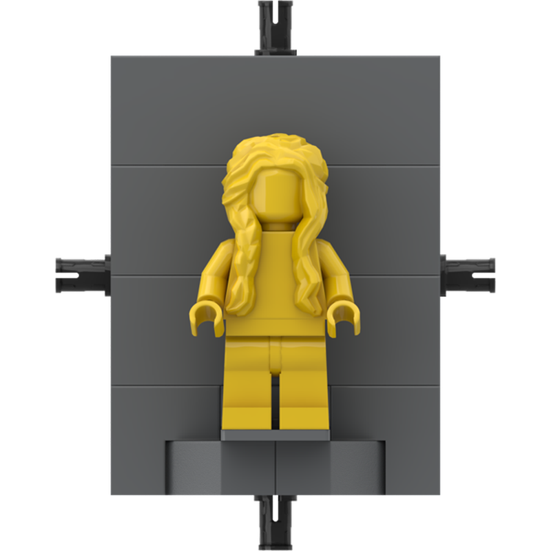 LEGO MOC Modular Minifigure Display by VDWWD | Rebrickable - Build with ...