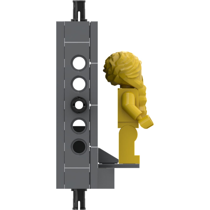 LEGO MOC Modular Minifigure Display by VDWWD | Rebrickable - Build with ...