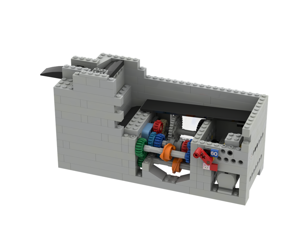LEGO MOC 0-60-80-120 Four speed gearbox w GBC optimized rpms by ...