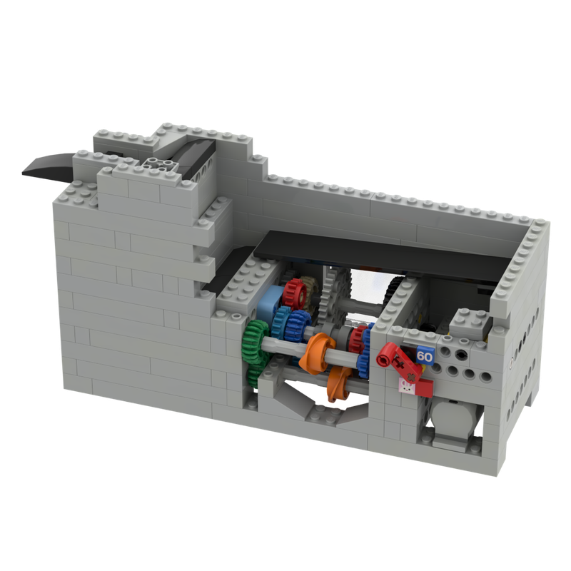 LEGO MOC 0-60-80-120 Four speed gearbox w GBC optimized rpms by ...