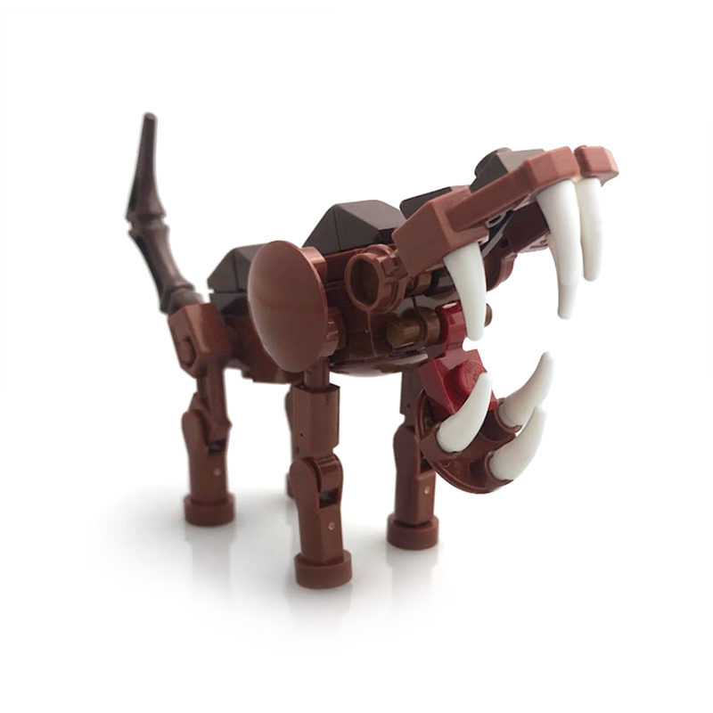LEGO MOC Eyeless Dog by TransBlueHeart | Rebrickable - Build with LEGO