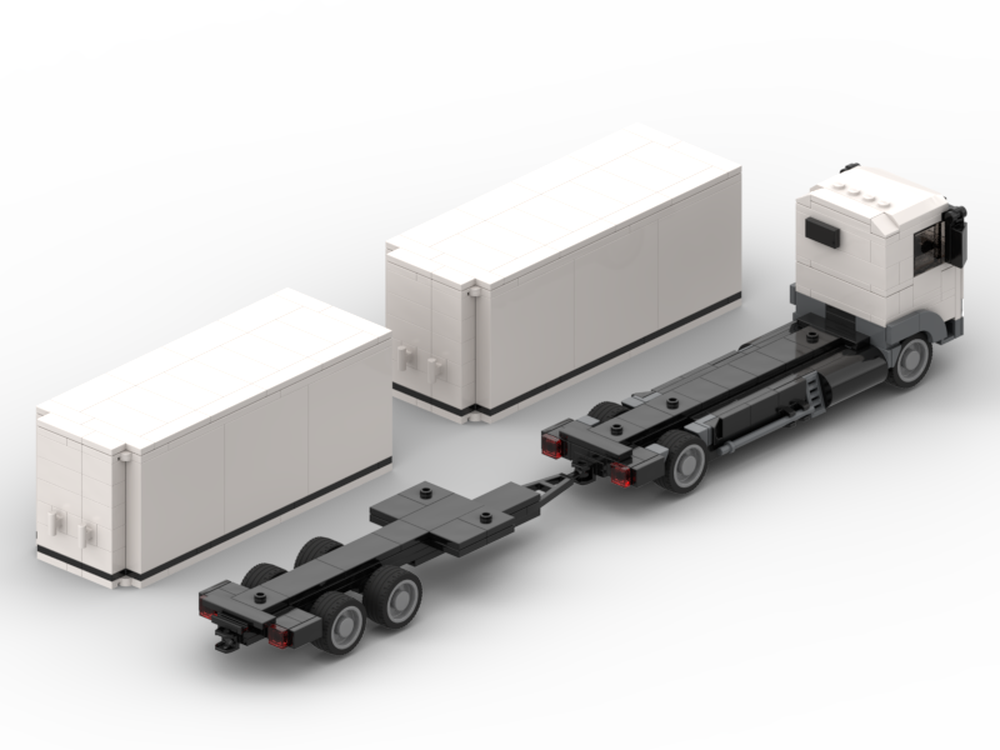 Lego Lkw Mit Anhanger