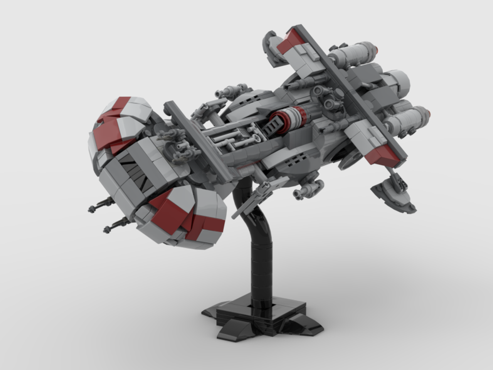 LEGO MOC Braha'tok Dornean Class Gunship 1:250 scale by DarthBluishGray ...