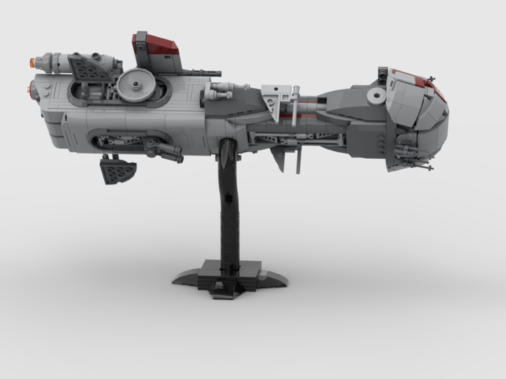 LEGO MOC Braha'tok Dornean Class Gunship 1:250 scale by DarthBluishGray ...