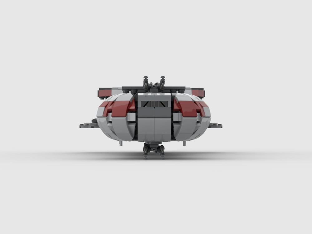 LEGO MOC Braha'tok Dornean Class Gunship 1:250 scale by DarthBluishGray ...