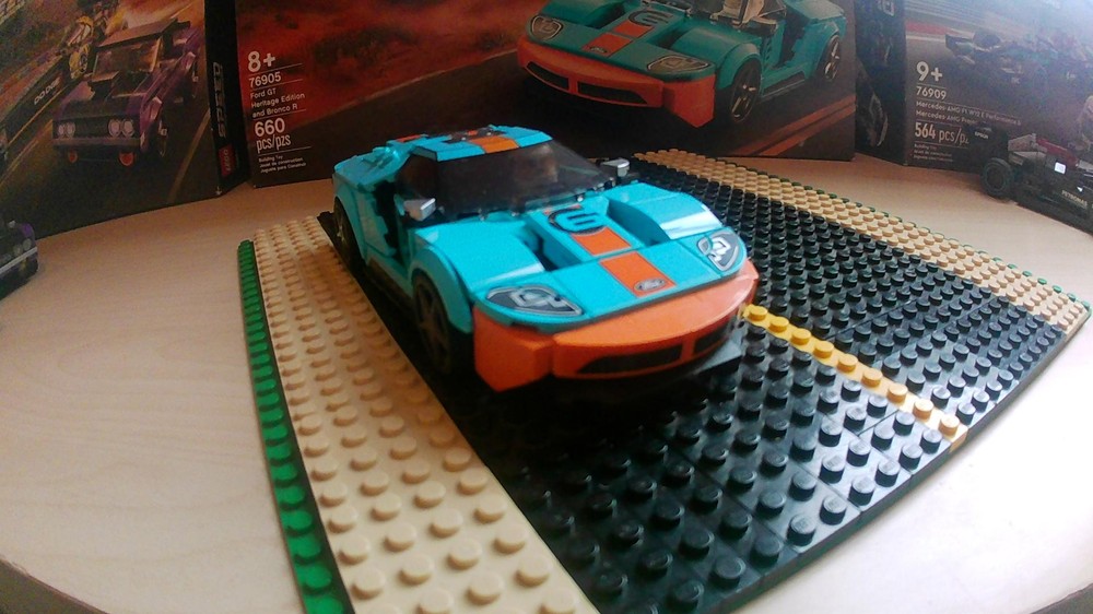 LEGO MOC Ford GT display by hawkinorin | Rebrickable - Build with LEGO