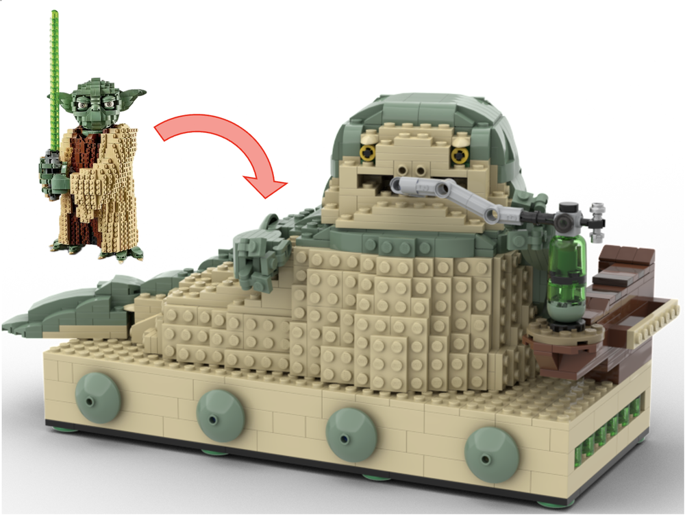 LEGO MOC 75255 Jabba the Hutt by zengogobrick | Rebrickable - Build ...