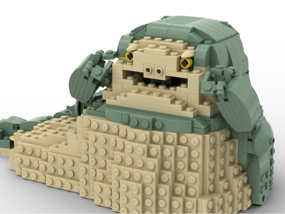 LEGO MOC 75255 Jabba the Hutt by zengogobrick | Rebrickable - Build ...