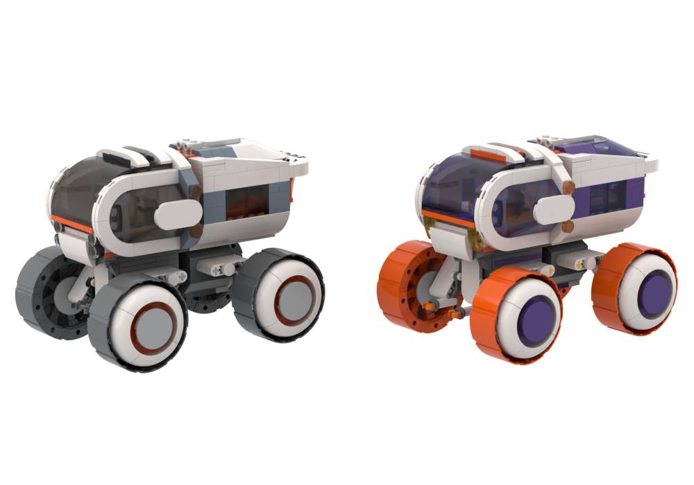 LEGO MOC Space Research Rover (Minifigure compatible) by OrchardBuilds ...