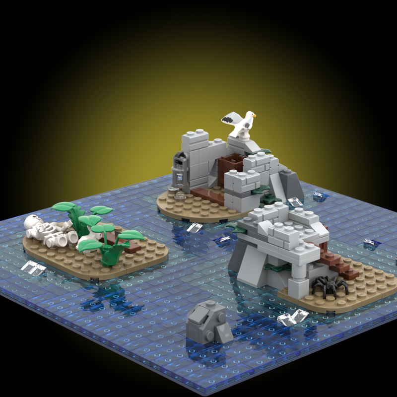 LEGO MOC Abandoned islands by LucSoleBricks | Rebrickable - Build with LEGO
