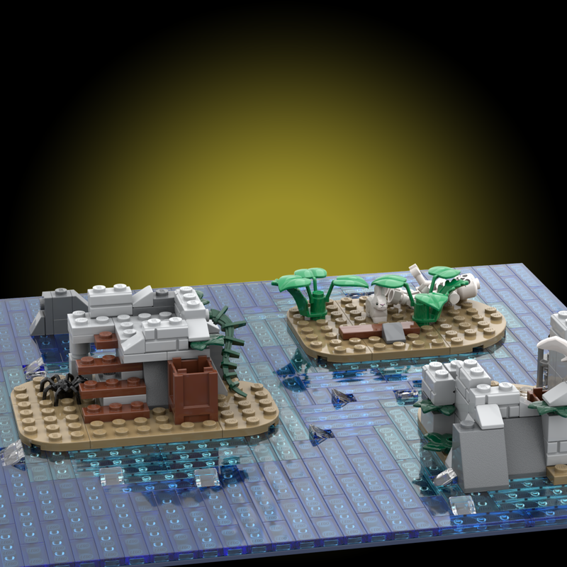 LEGO MOC Abandoned islands by LucSoleBricks | Rebrickable - Build with LEGO