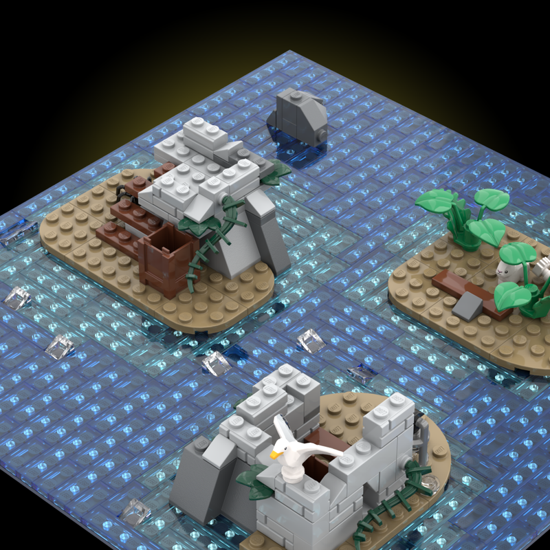 LEGO MOC Abandoned islands by LucSoleBricks | Rebrickable - Build with LEGO
