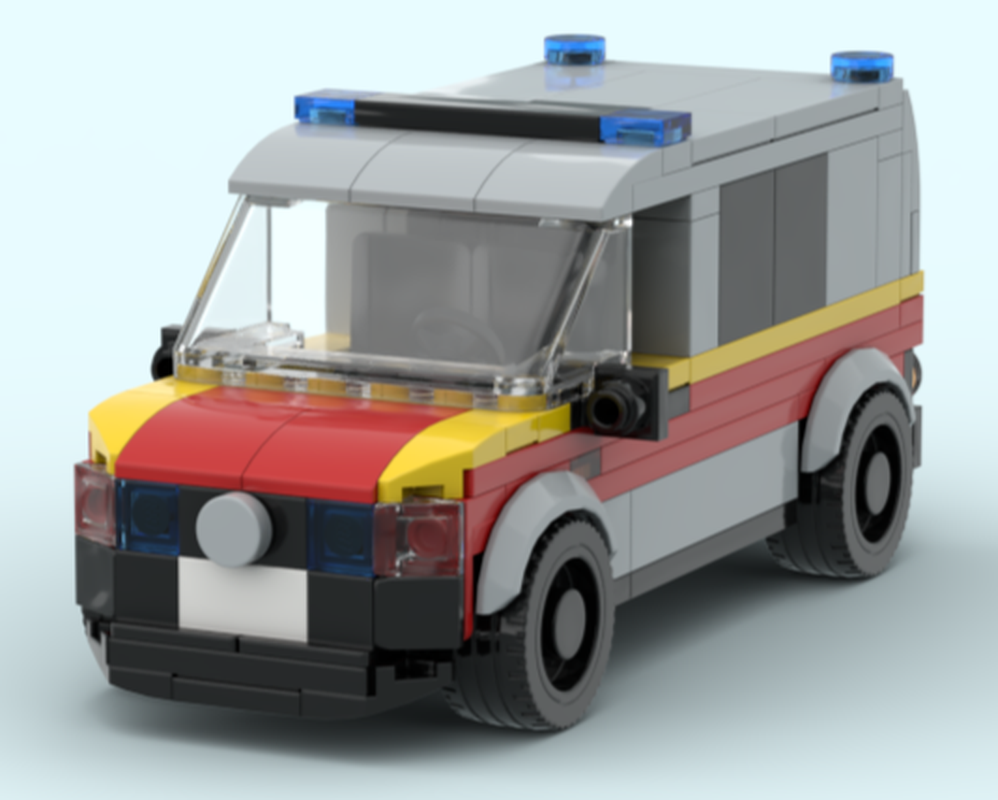 LEGO MOC Vito DB Notfallmanagement Car Rail Service by BK Brick Design ...