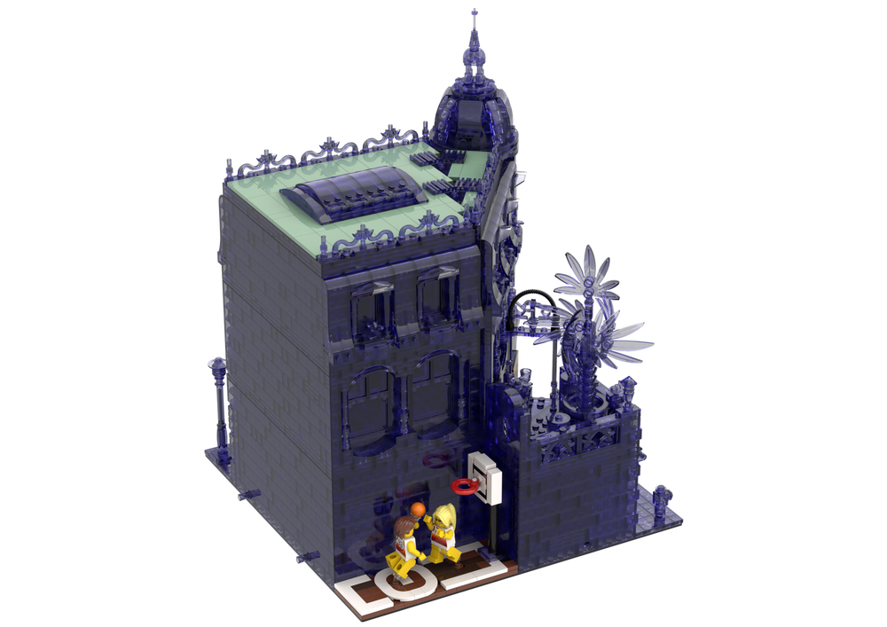 LEGO MOC Urban Half Court Basketball - Backyard MOC for set #10297 ...