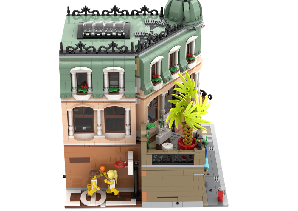 LEGO MOC Urban Half Court Basketball - Backyard MOC for set #10297 ...